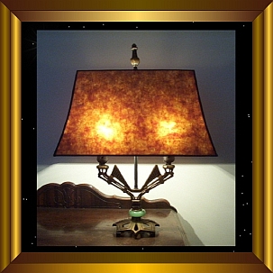 Lamp Shades for Antique Vintage Old Bridge Table Lamps | Antique ...